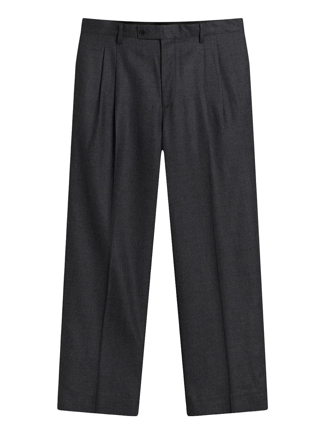 AURALEE light wool pleated trousers
